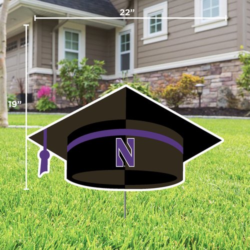 NORTHWESTERN UNIVERSITY CAP LAWN SIGN – Northwestern Team Store