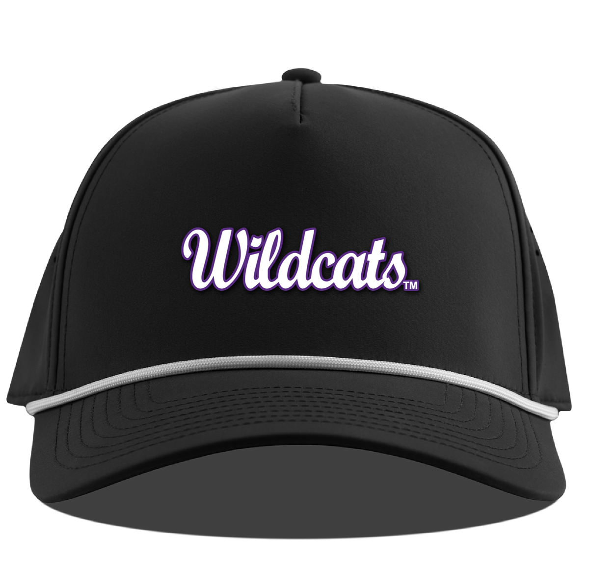 Northwestern Hat Branded Bills Black Script – Northwestern Team Store