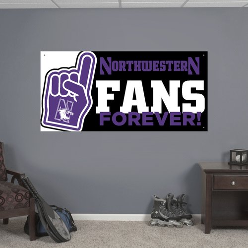 NORTHWESTERN FANS FOREVER 4X8 BANNER – Northwestern Team Store