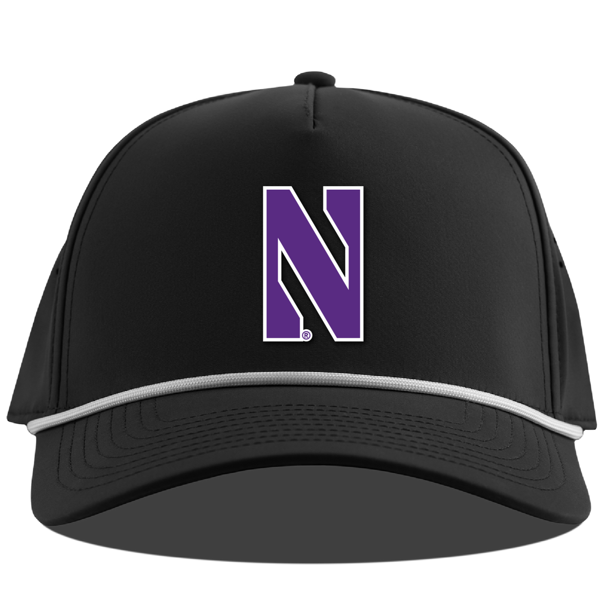 Northwestern Hat Branded Bills Black Rope – Northwestern Team Store