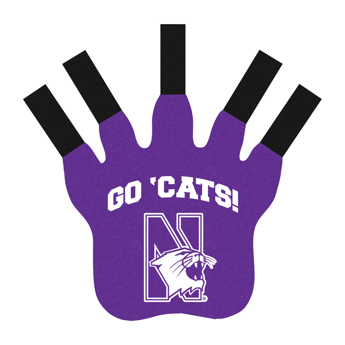 Northwestern Wildcats Foam Cat Claw – Northwestern Team Store