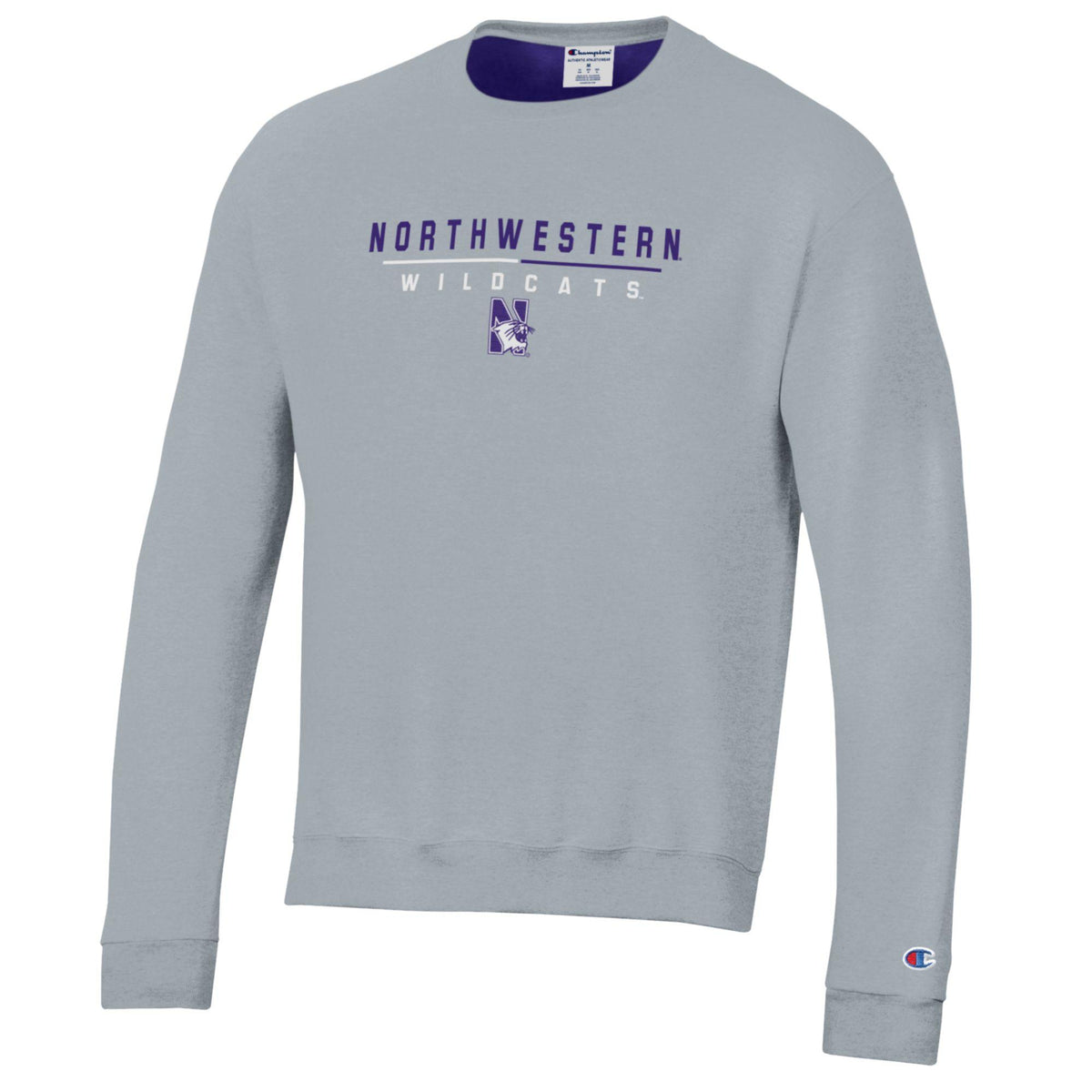 Northwestern Sweatshirt Men's Grey Champion Crew – Northwestern Team Store