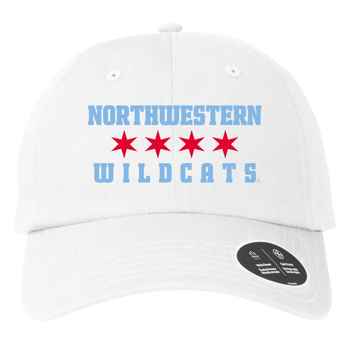 Northwestern Wildcats White Chicago Flag Hat – Northwestern Team Store