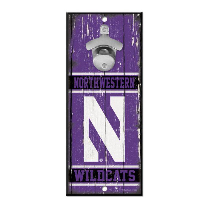 Northwestern Wildcats Bottle Opener Sign – Northwestern Team Store
