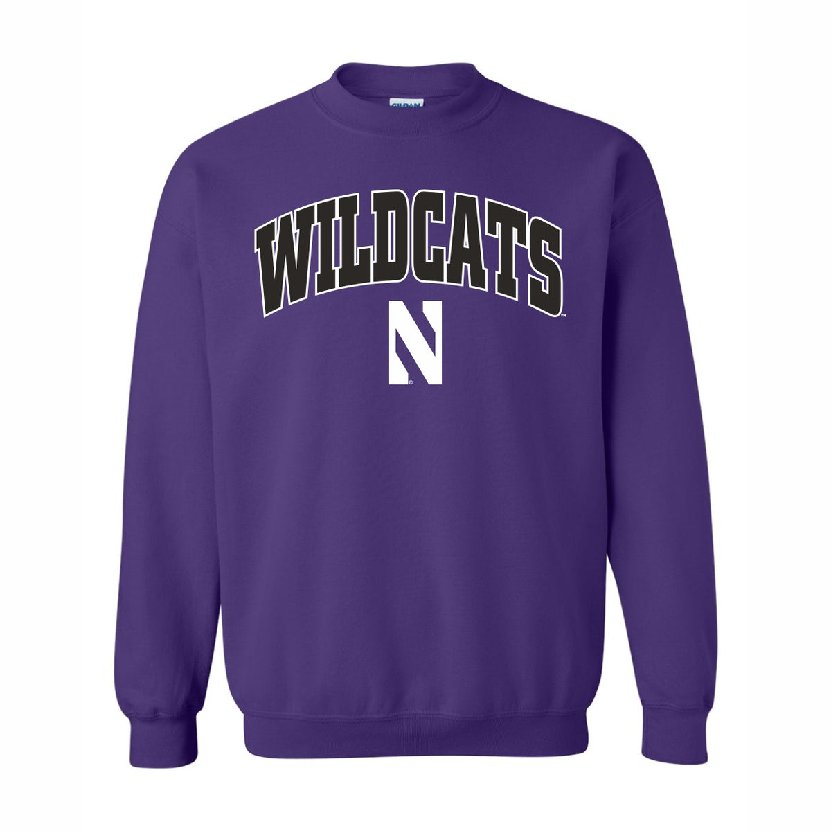 Northwestern Sweatshirt Basic Purple/Black Arch – Northwestern Team Store