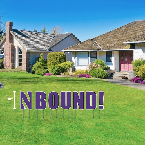 NORTHWESTERN UNIVERSITY BOUND LAWN DISPLAY – Northwestern Team Store