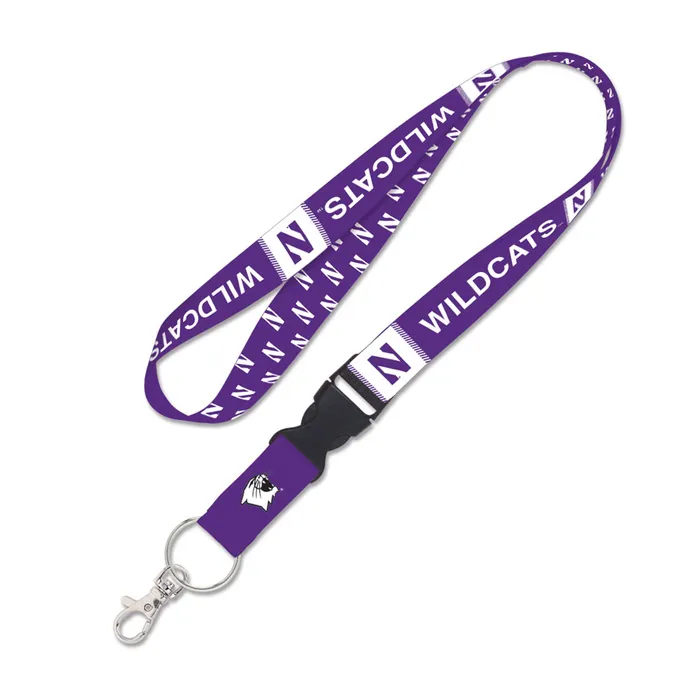 Northwestern Lanyard Multi Logo Purple – Northwestern Team Store