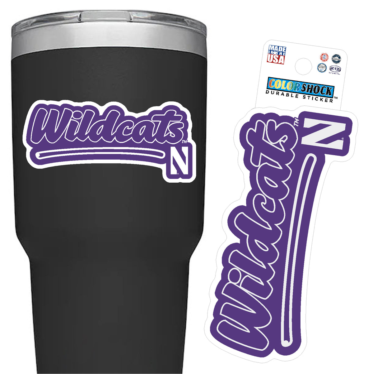 Northwestern Wildcats Script Decal – Northwestern Team Store